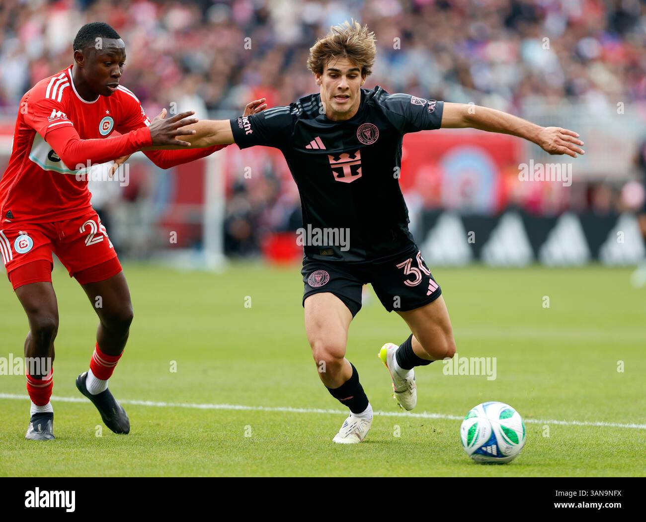 Chicago, USA, 13 April 2025. Major League Soccer (MLS) Inter Miami CF's ...