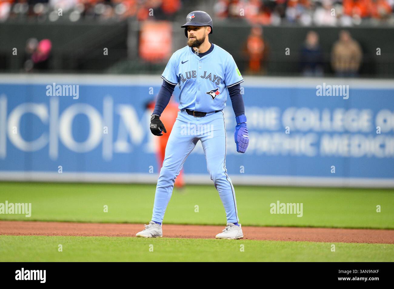Toronto Blue Jays' Nathan Lukes in action during a baseball game ...