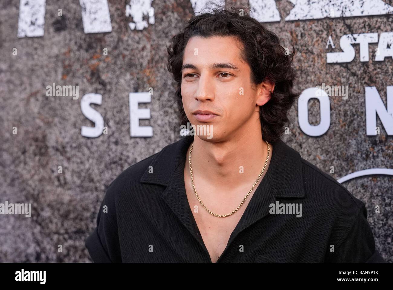 Benjamin Norris arrives at a launch event of the second season of ...