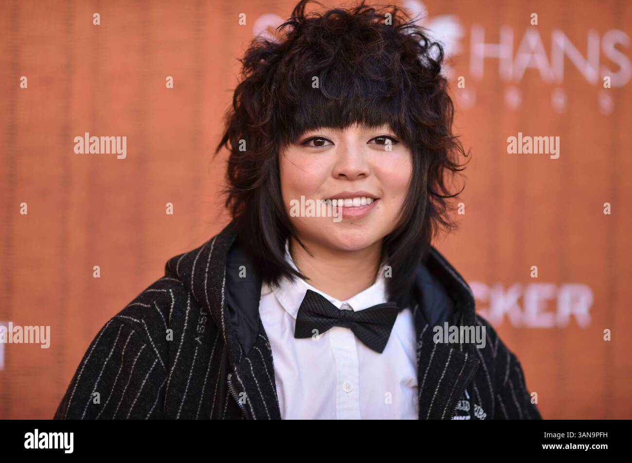 Bobo Le arrives at the premiere of "The Wedding Banquet" on Monday, April 14, 2025, at AMC The ...