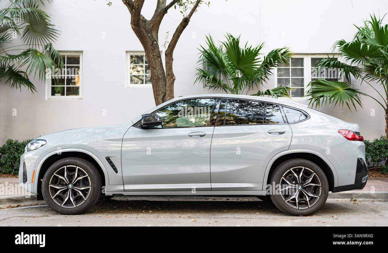 Miami, Florida, USA - December 08, 2024: Car of BMW M4 parked outdoor ...