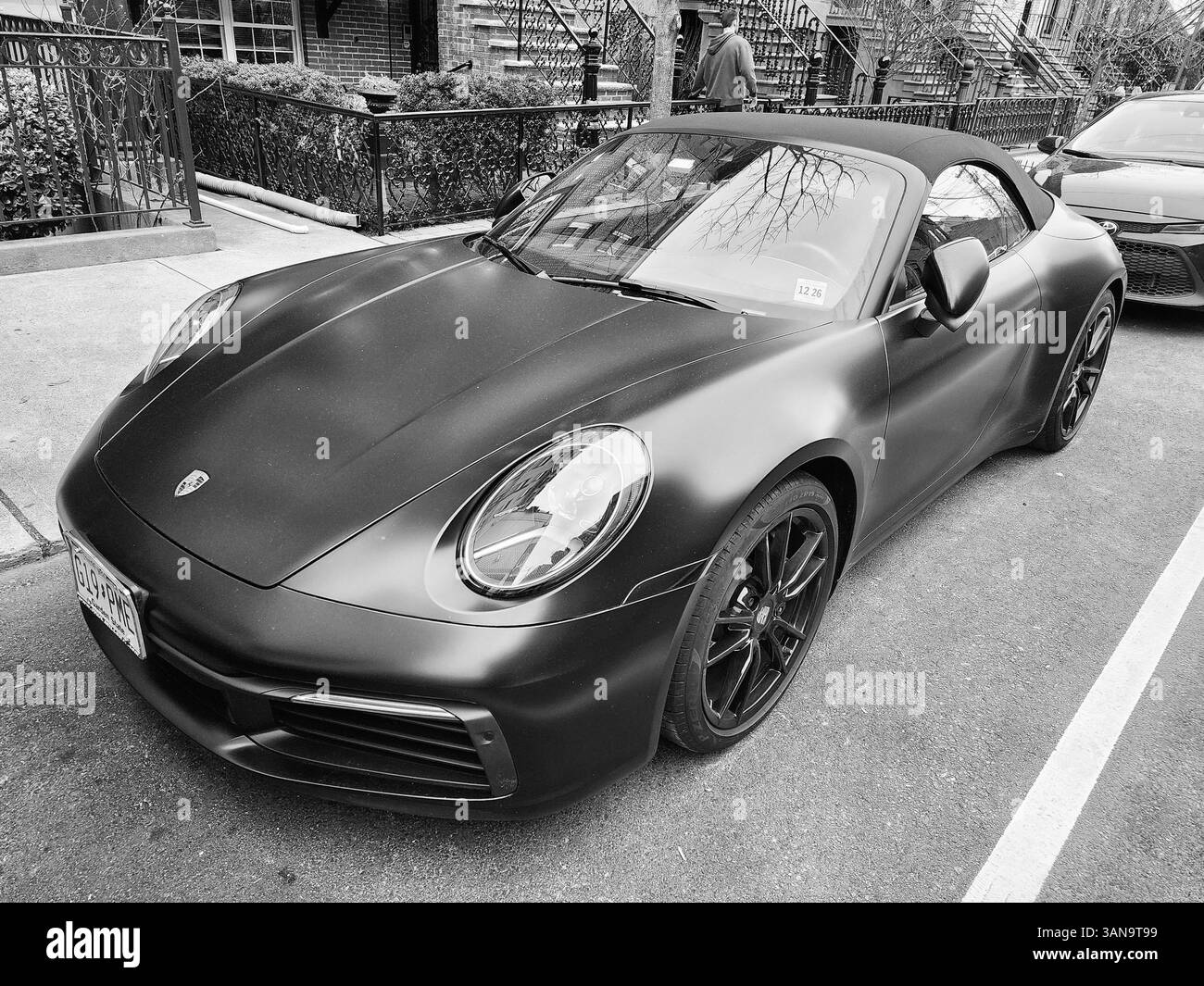 New York City, USA - February 10, 2024: Porsche 911 Carrera 4s ...