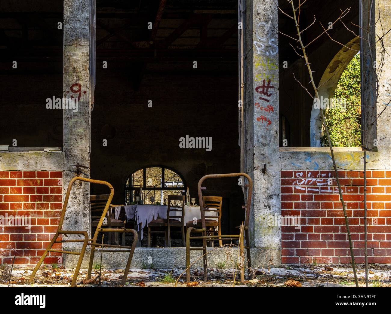 Historic buildings on the site of the former tuberculosis sanatorium in ...