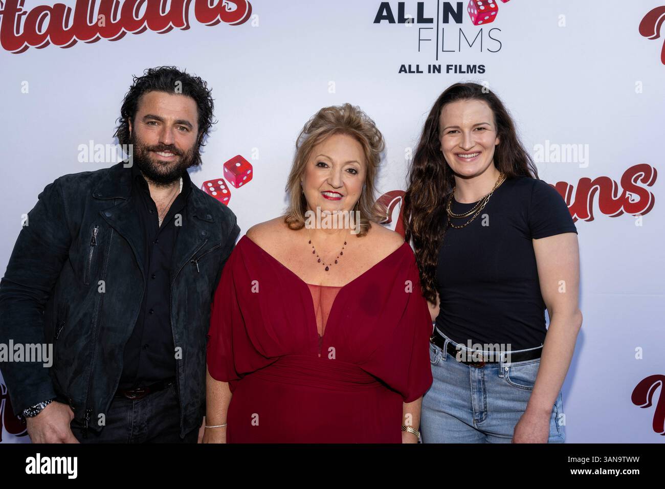 Los Angeles, United States. 10th Apr, 2025. Actor Luca Riemma, Director ...