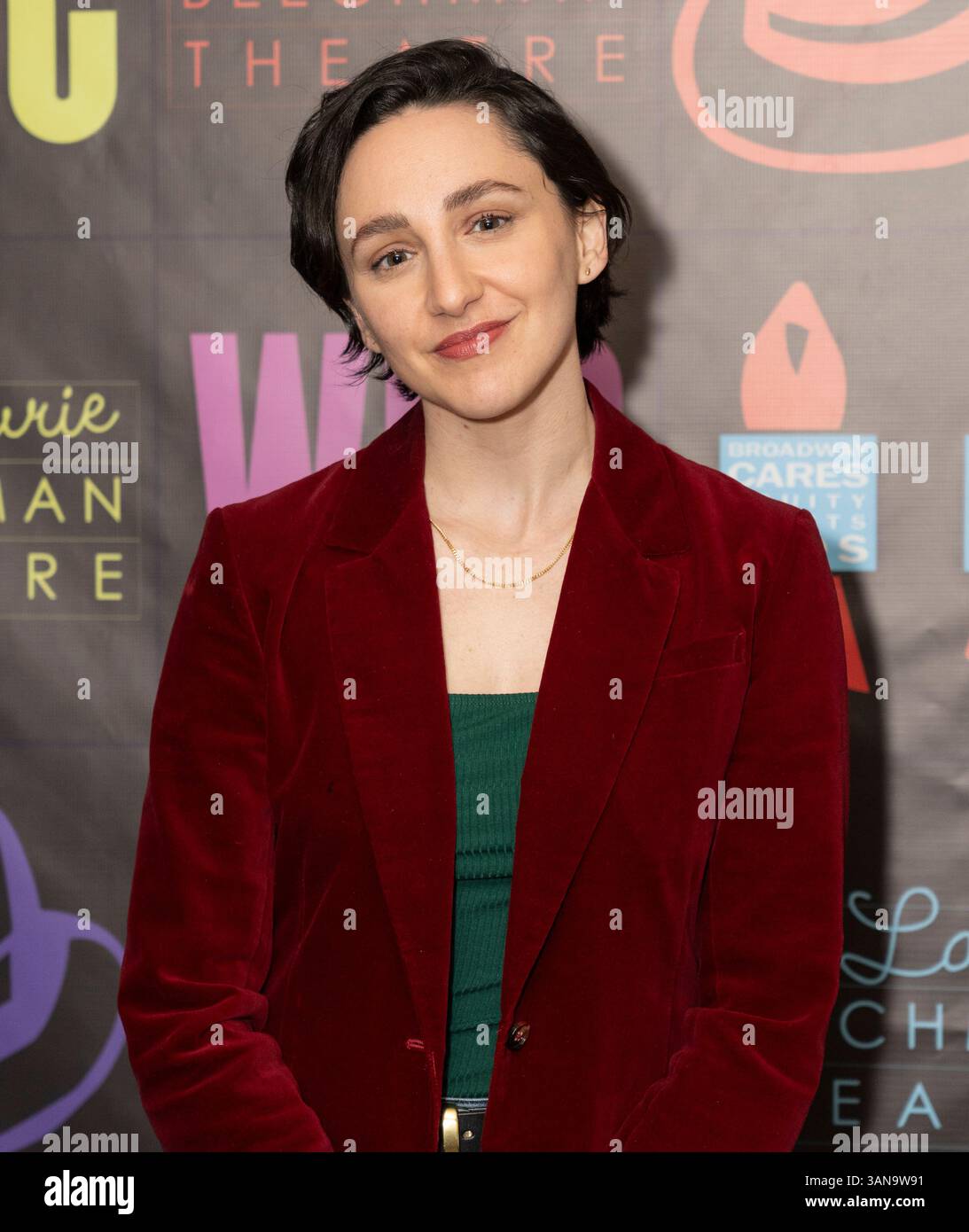 New York, NY, April 14, 2025: Lauren Patten attends reopening of Laurie ...