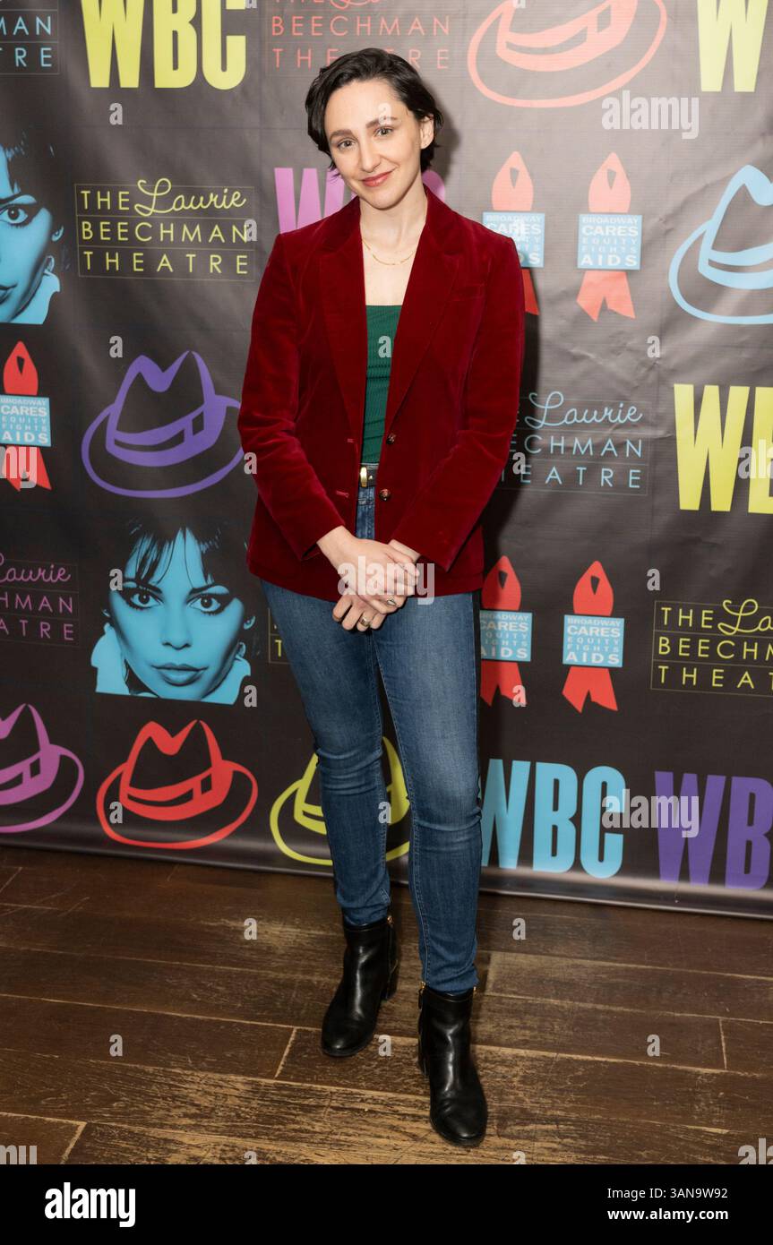 New York, NY, April 14, 2025: Lauren Patten attends reopening of Laurie ...