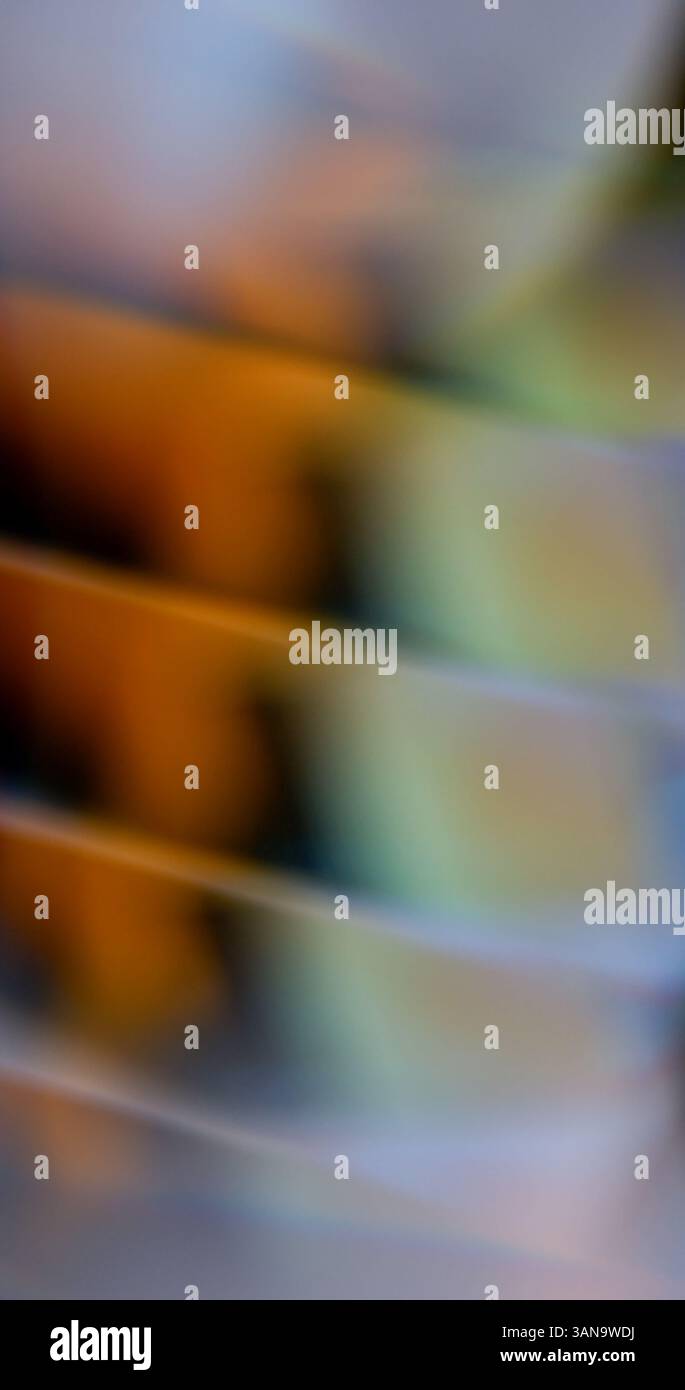 Gradient color. Blur light abstract. Defocused orange yellow lens glint ...