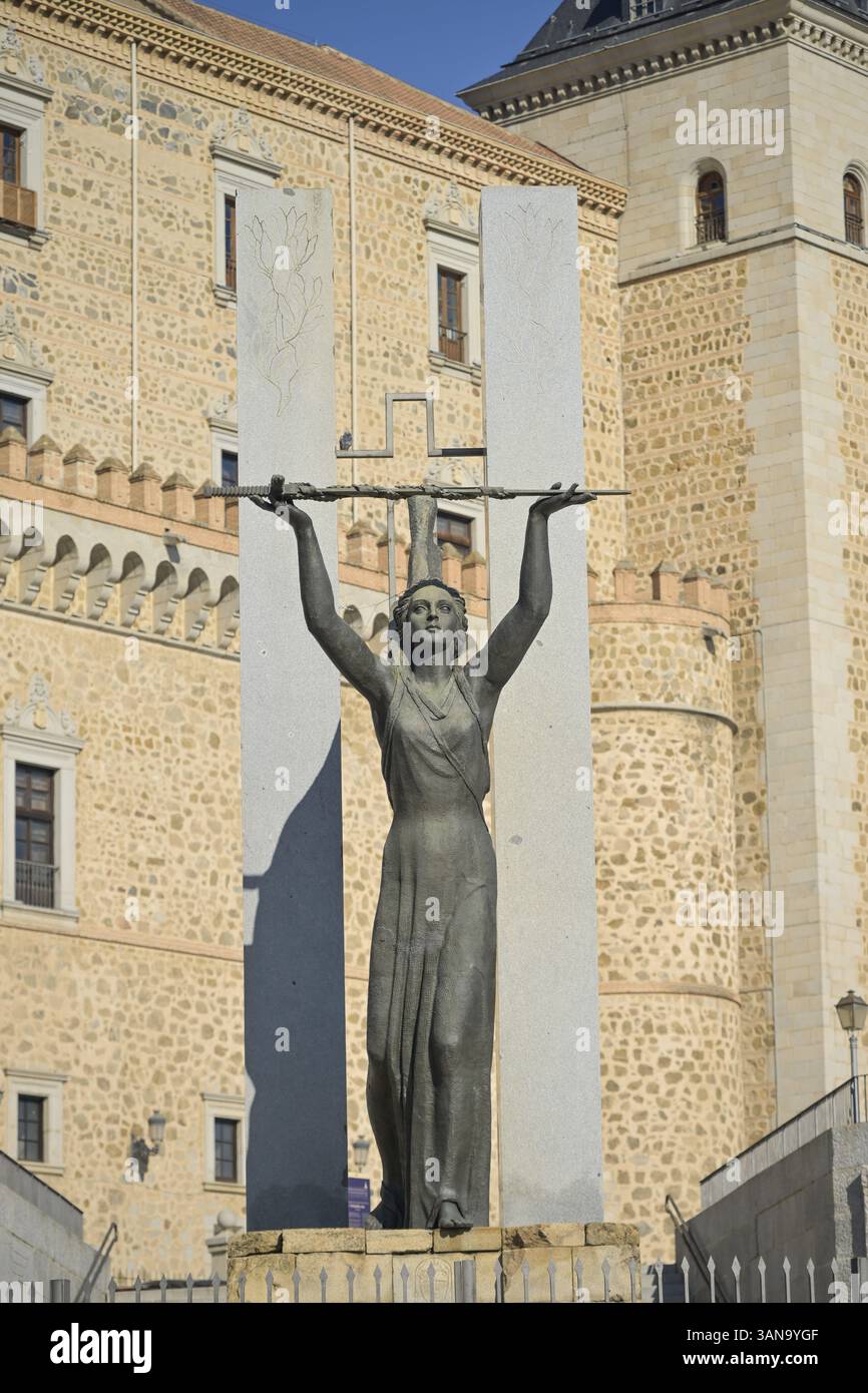Monument to the rebels of the siege of 1936, Monumento a la gesta del Alcazar, Alcazar fortress ...