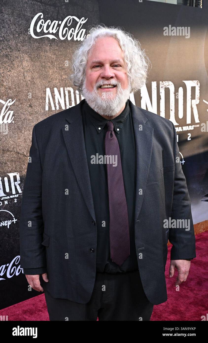 Hollywood, USA. 14th Apr, 2025. John Finklea arriving at “Andor” season ...