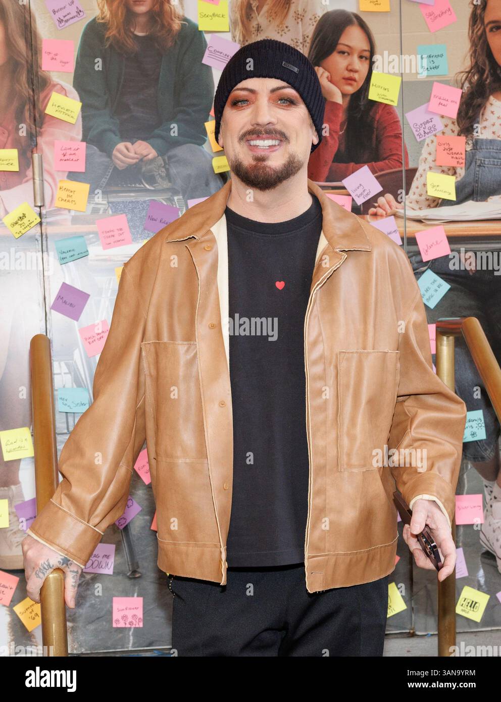 Boy George attends "John Proctor is the Villain" Broadway opening night ...