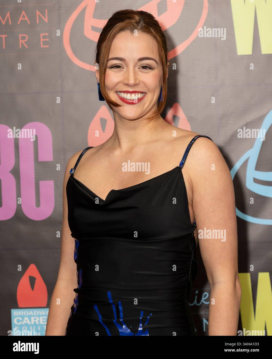 Emma Pittman attends reopening of Laurie Beechman Theatre in New York ...