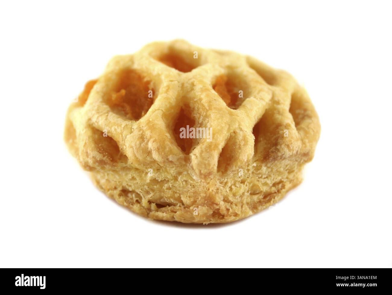 Delicious orange lattice Danish pastry ready to eat Stock Photo - Alamy