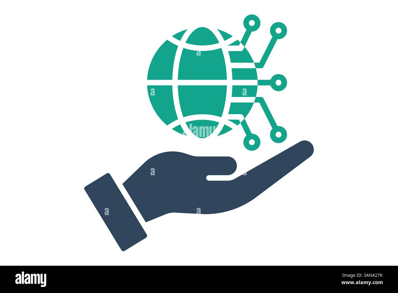 Digital asset icon. solid icon style. icon related to digital marketing ...