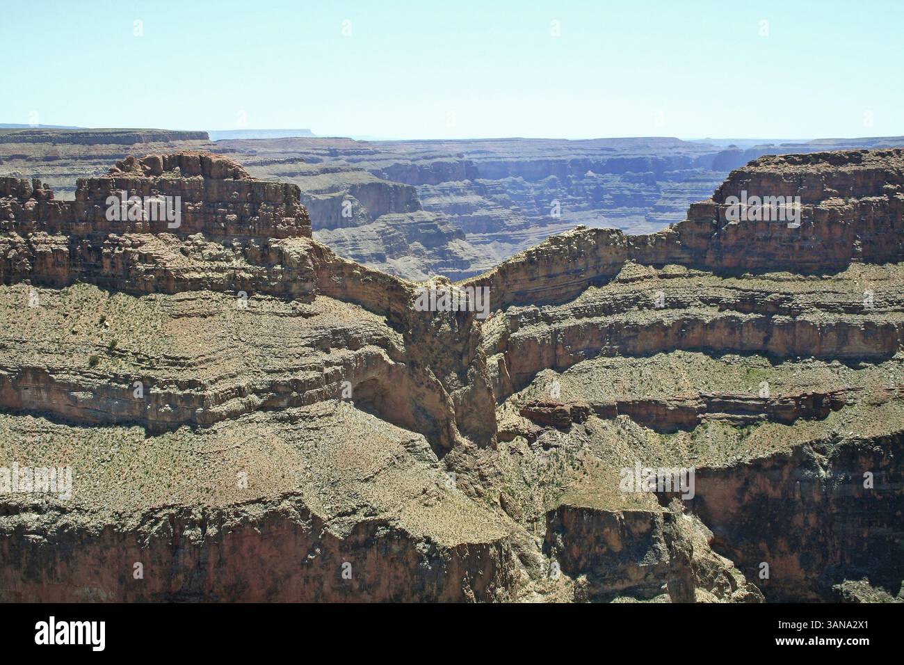 The famous Eagle rock formation at Eagle Point on the West Rim Grand ...