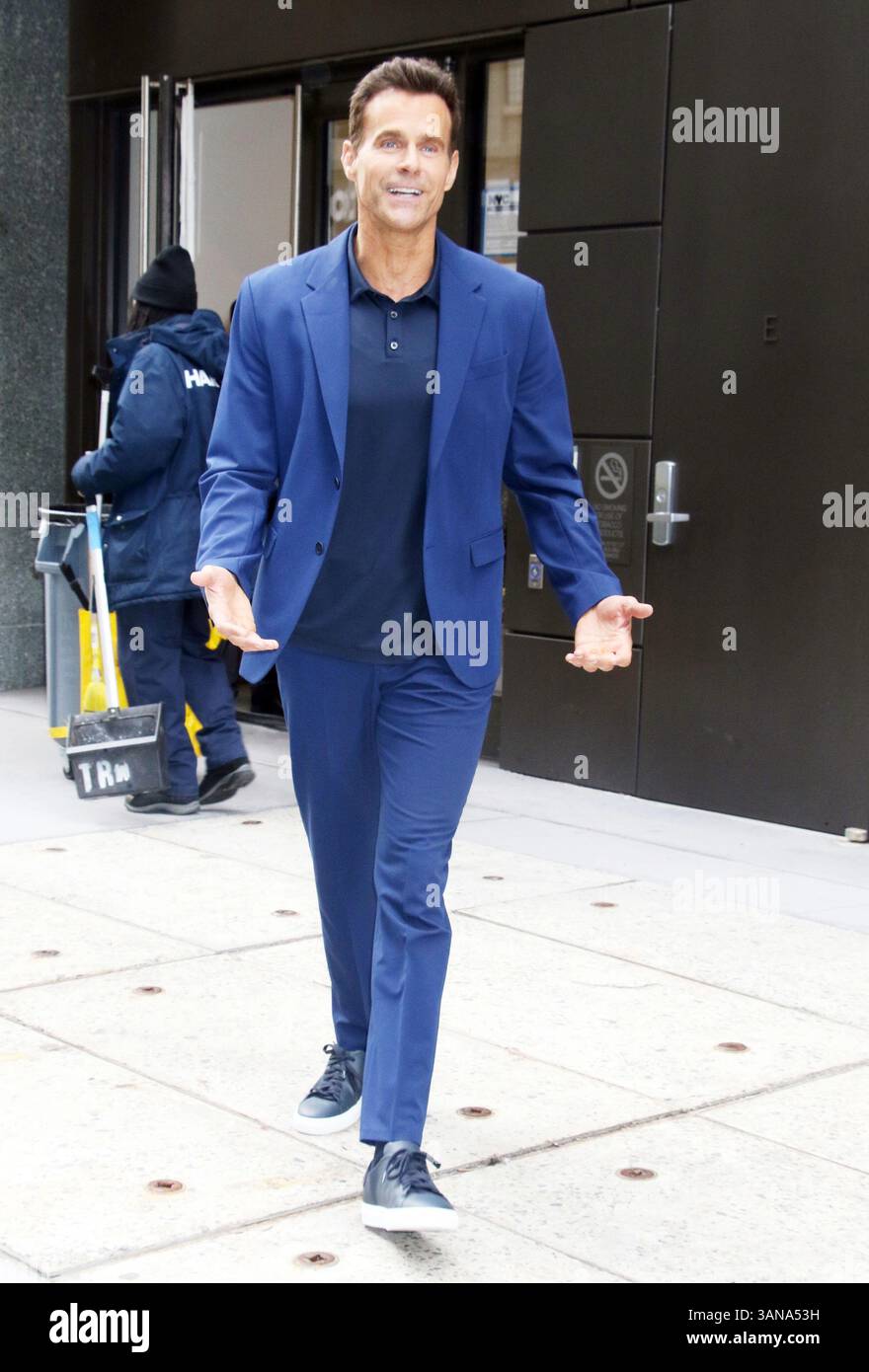 New York, NY, USA. 14th Apr, 2025. Cameron Mathison seen at Live with ...