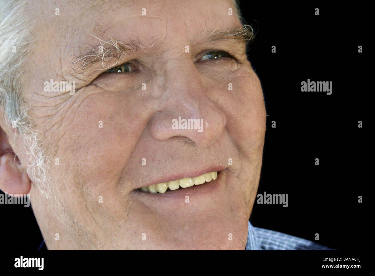 Happy senior man with a broad smile Stock Photo - Alamy
