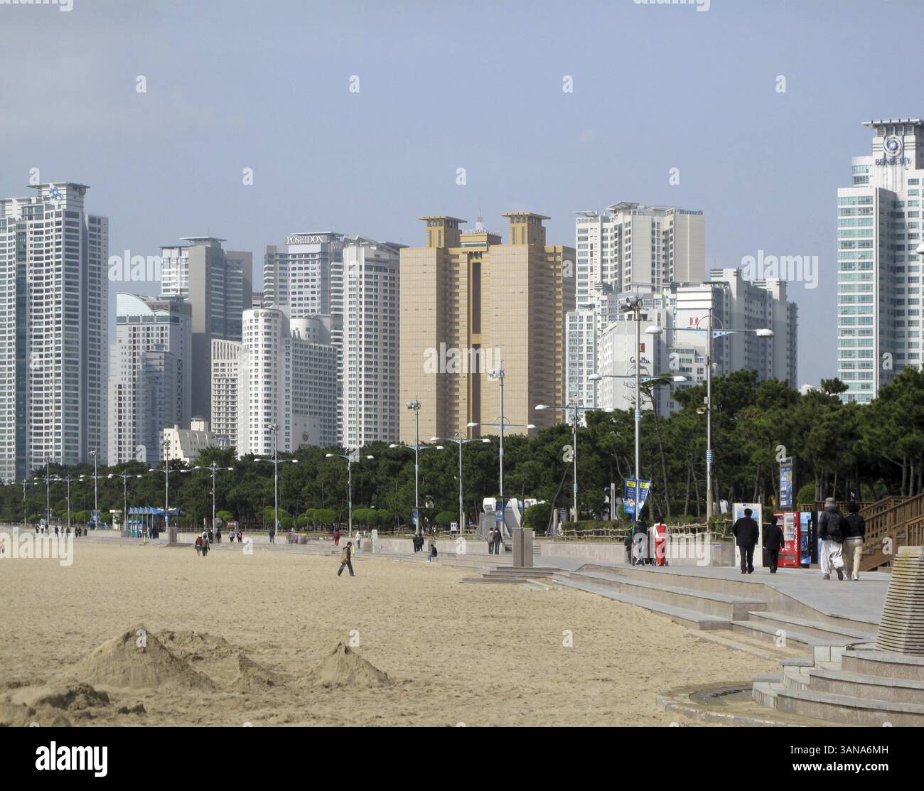 Haeonde beach, Haeundae, South Korea, Asia Stock Photo - Alamy