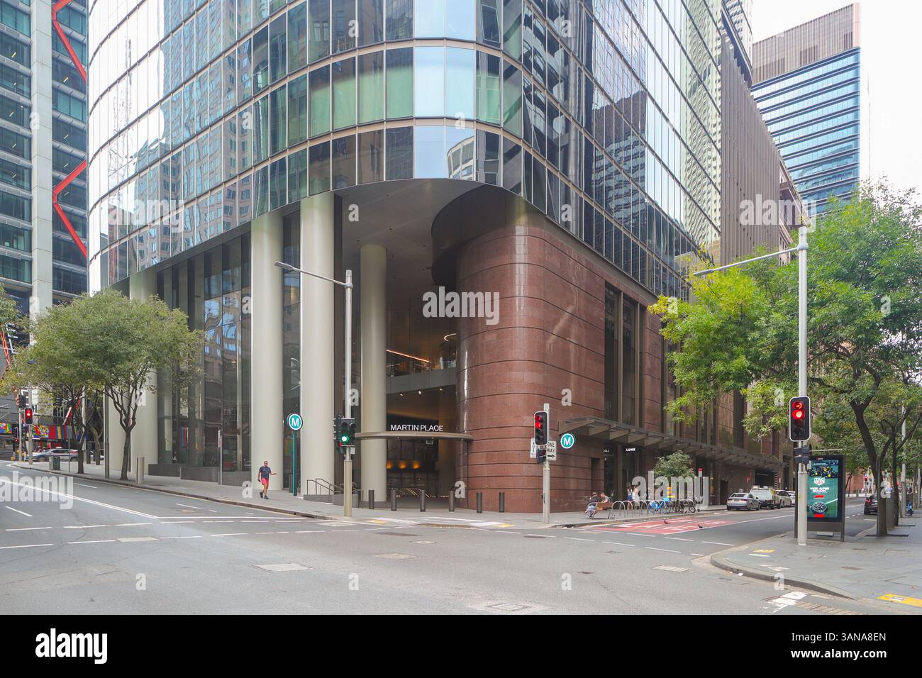 The modern driverless 'Sydney Metro' train line running between ...