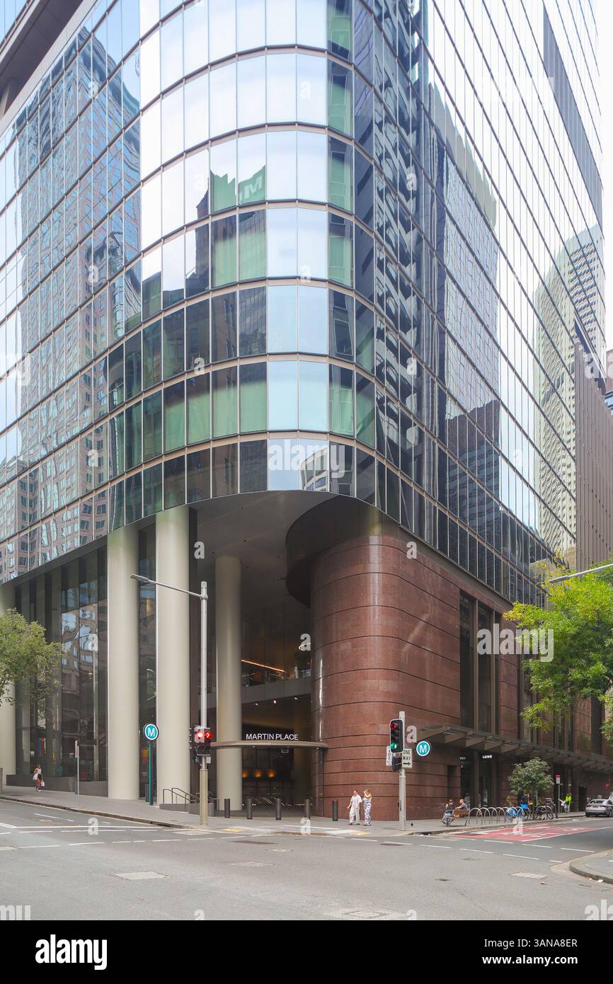 The modern driverless 'Sydney Metro' train line running between ...