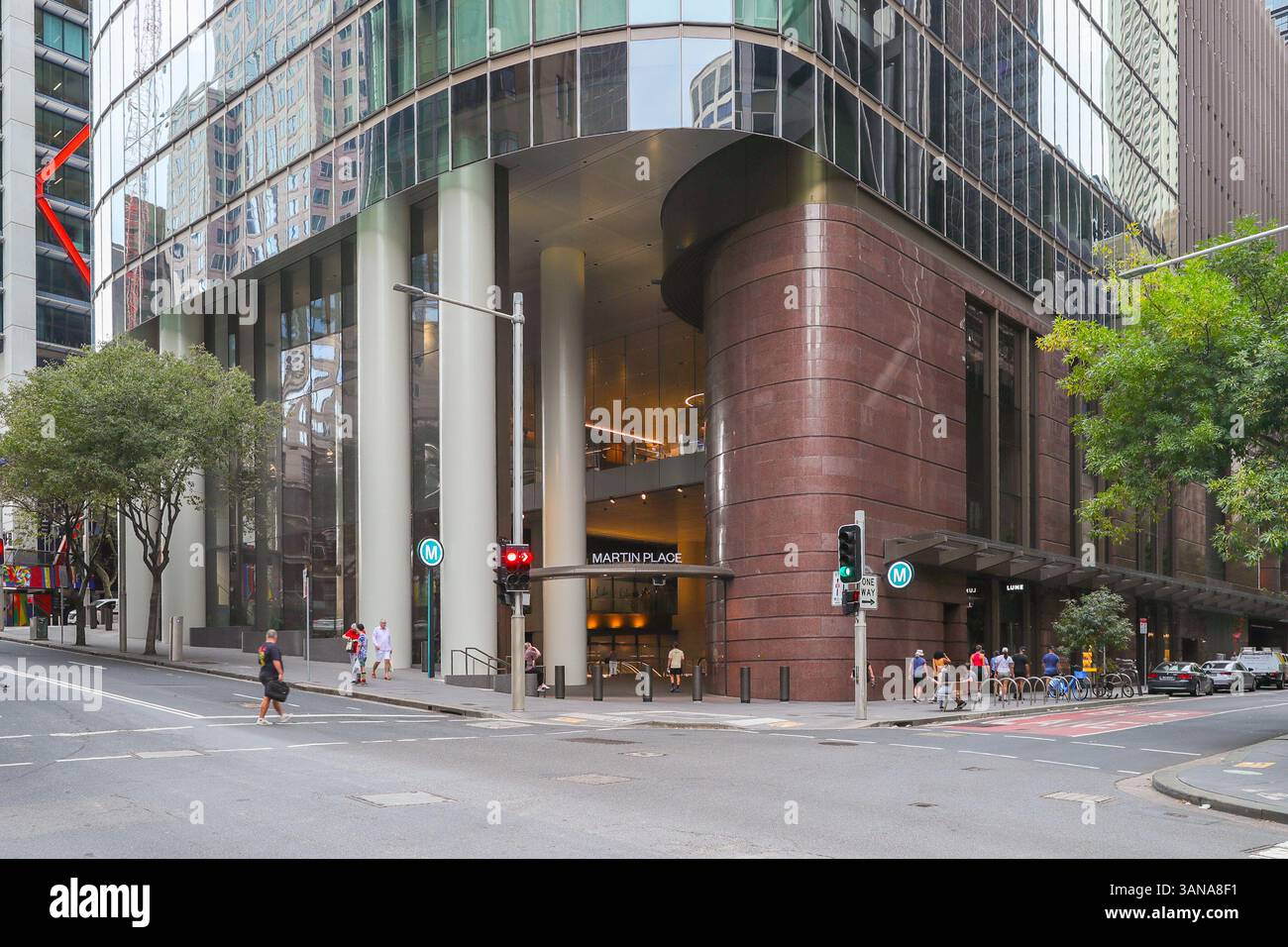 The modern driverless 'Sydney Metro' train line running between ...