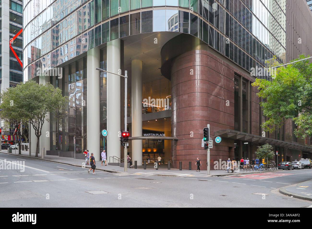 The modern driverless 'Sydney Metro' train line running between ...