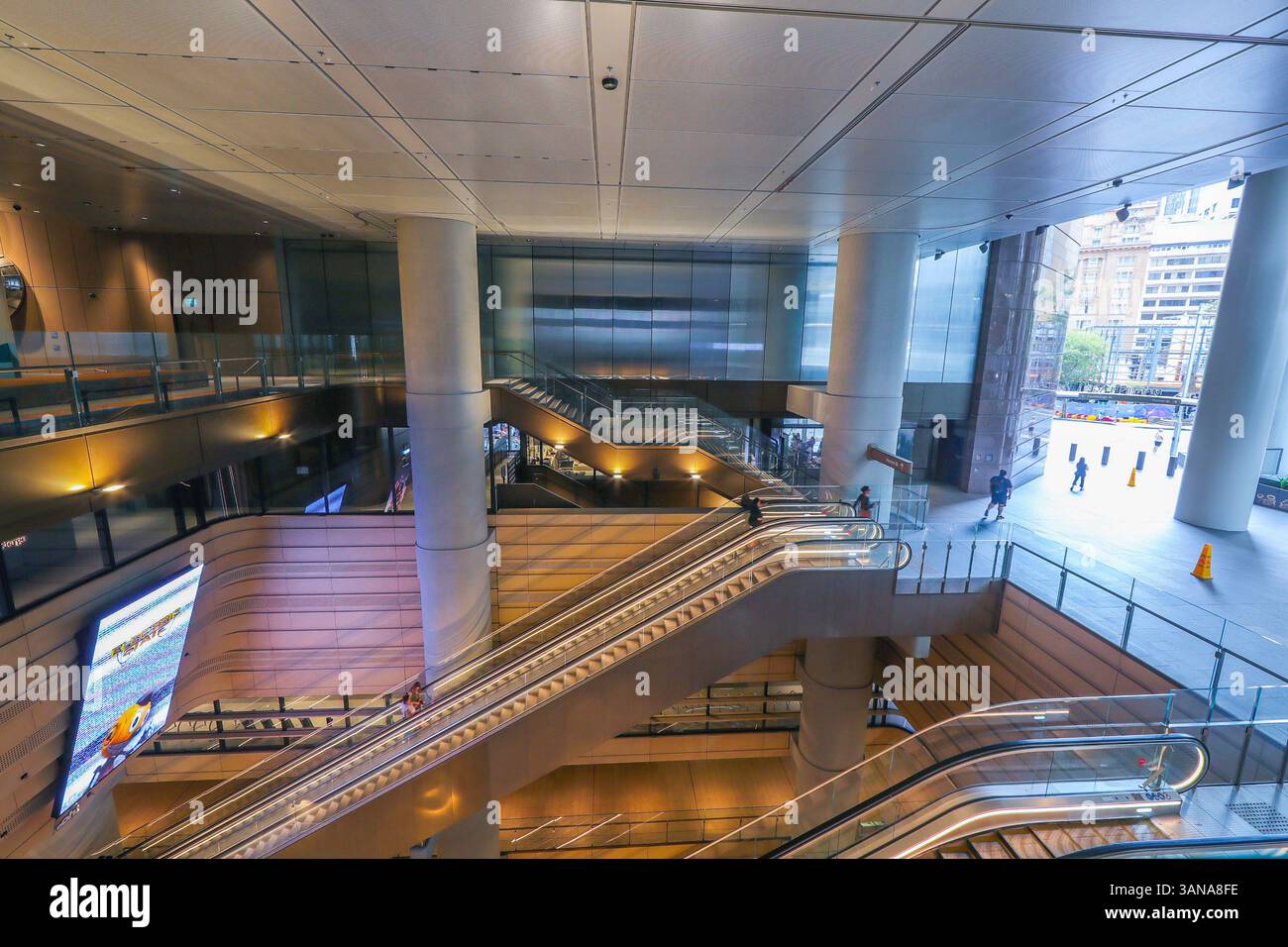 The modern driverless 'Sydney Metro' train line running between ...