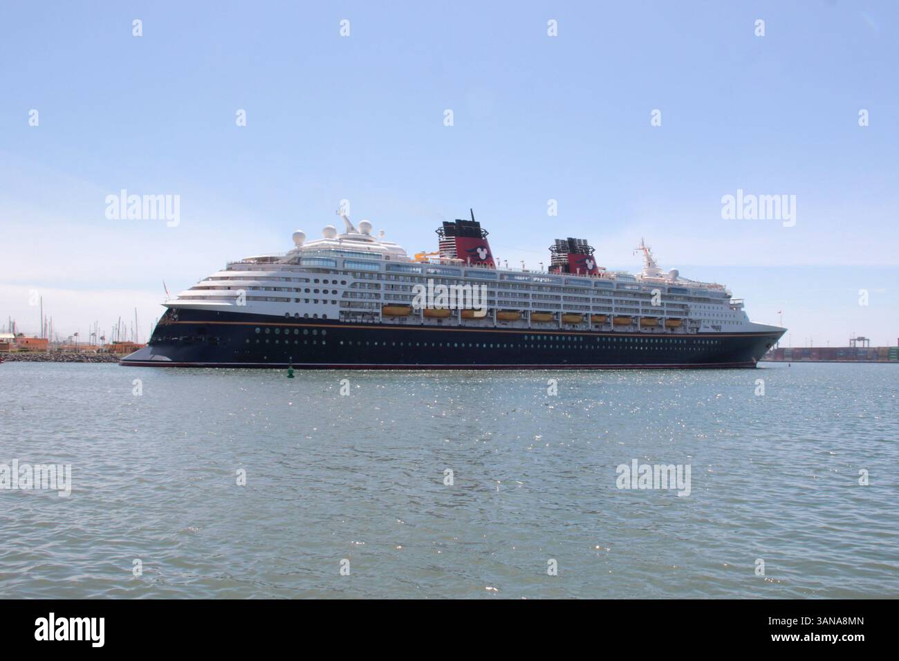 Ensenada, Baja California, Mexico - Mar 16, 2025: Disney Cruise Line's ...