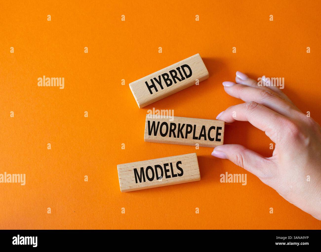 Begin new career symbol. Concept word Begin new career on wooden blocks ...