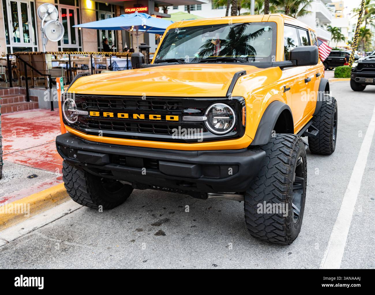 Miami, Florida, USA - November 17, 2024: 2022 Ford Bronco SUV car ...