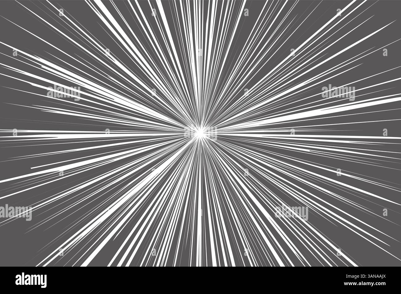 Manga speed lines effect. Anime comic radial burst background. Light ...