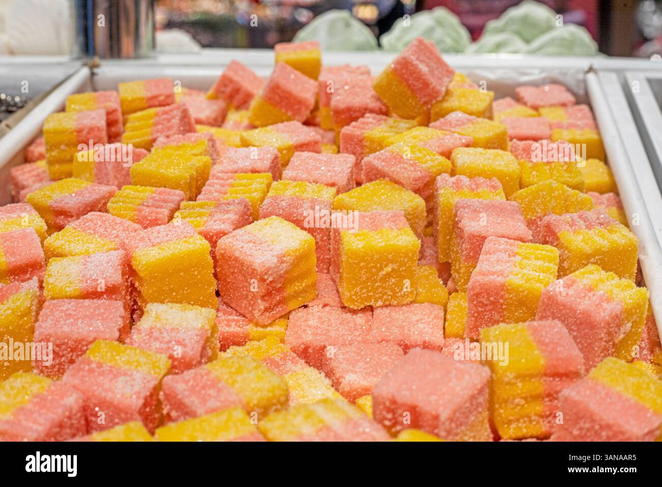 jelly fruit sweet marmalades in bulk in a supermarket Stock Photo - Alamy
