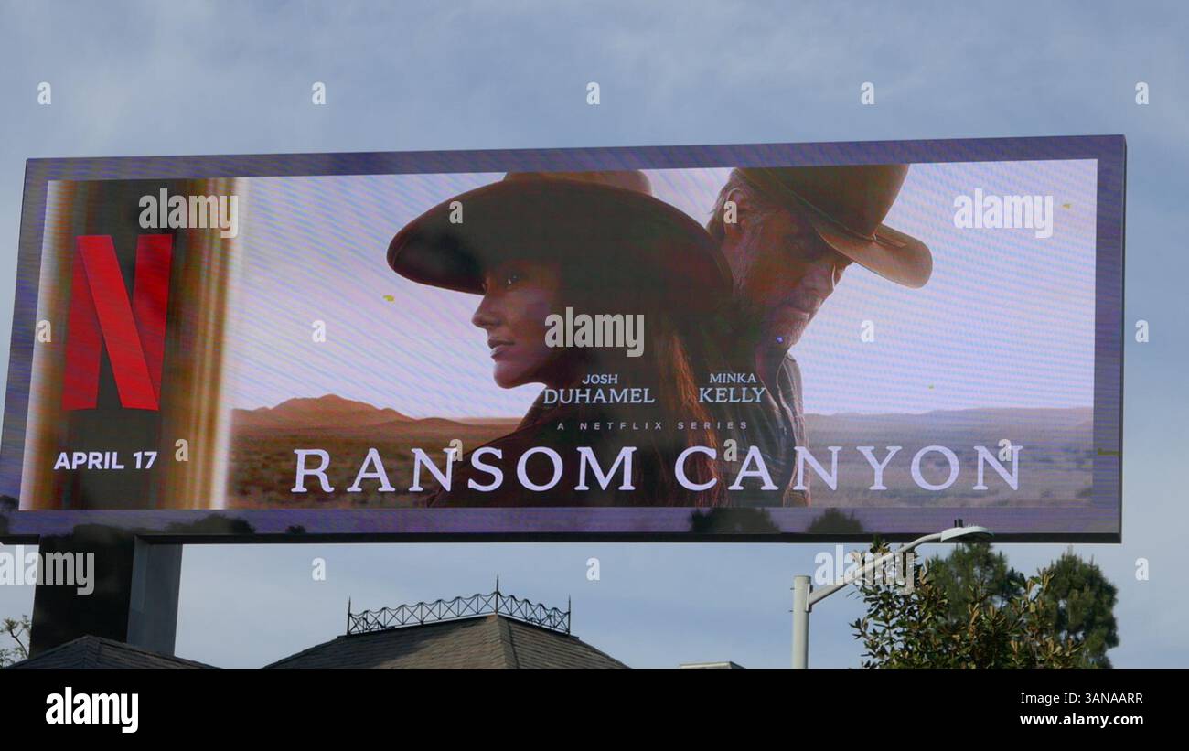 Los Angeles, California, USA 14th April 2025 Ransom Canyon Netflix ...