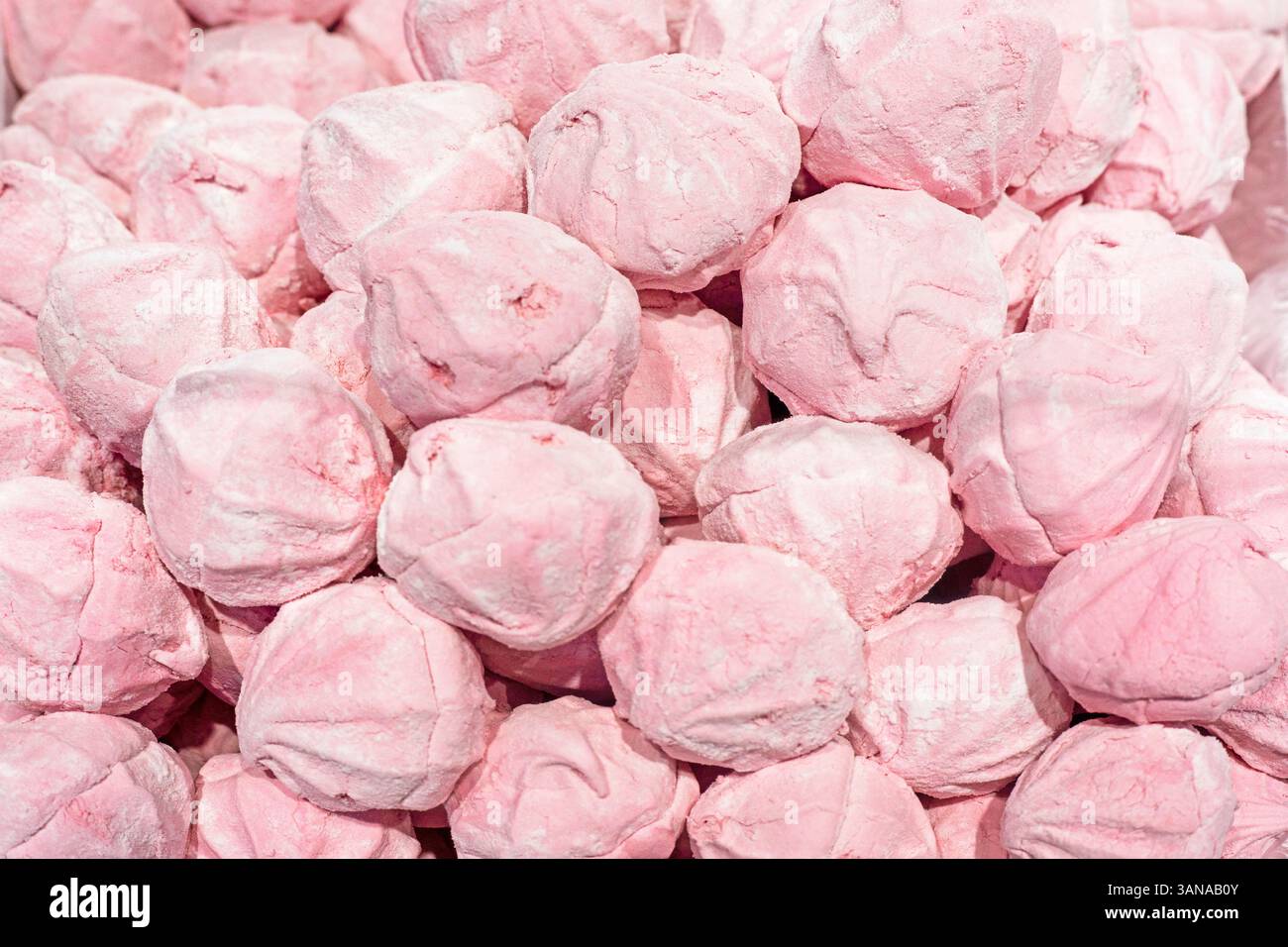 pink natural fruit marshmallow prepared with pectin. healthy food Stock ...