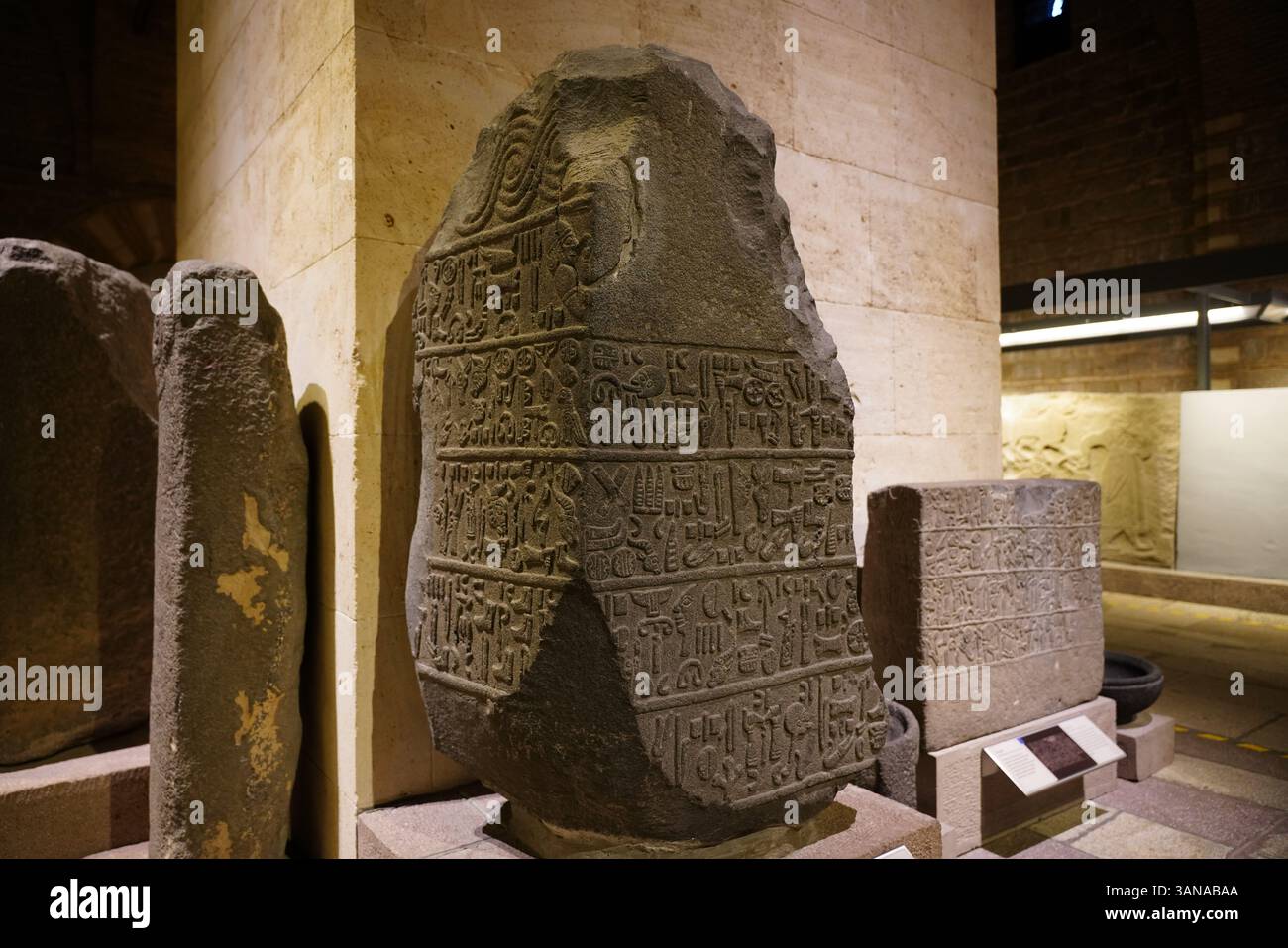 ANKARA, TURKIYE - MARCH 30, 2025: Stele in Museum of Anatolian ...