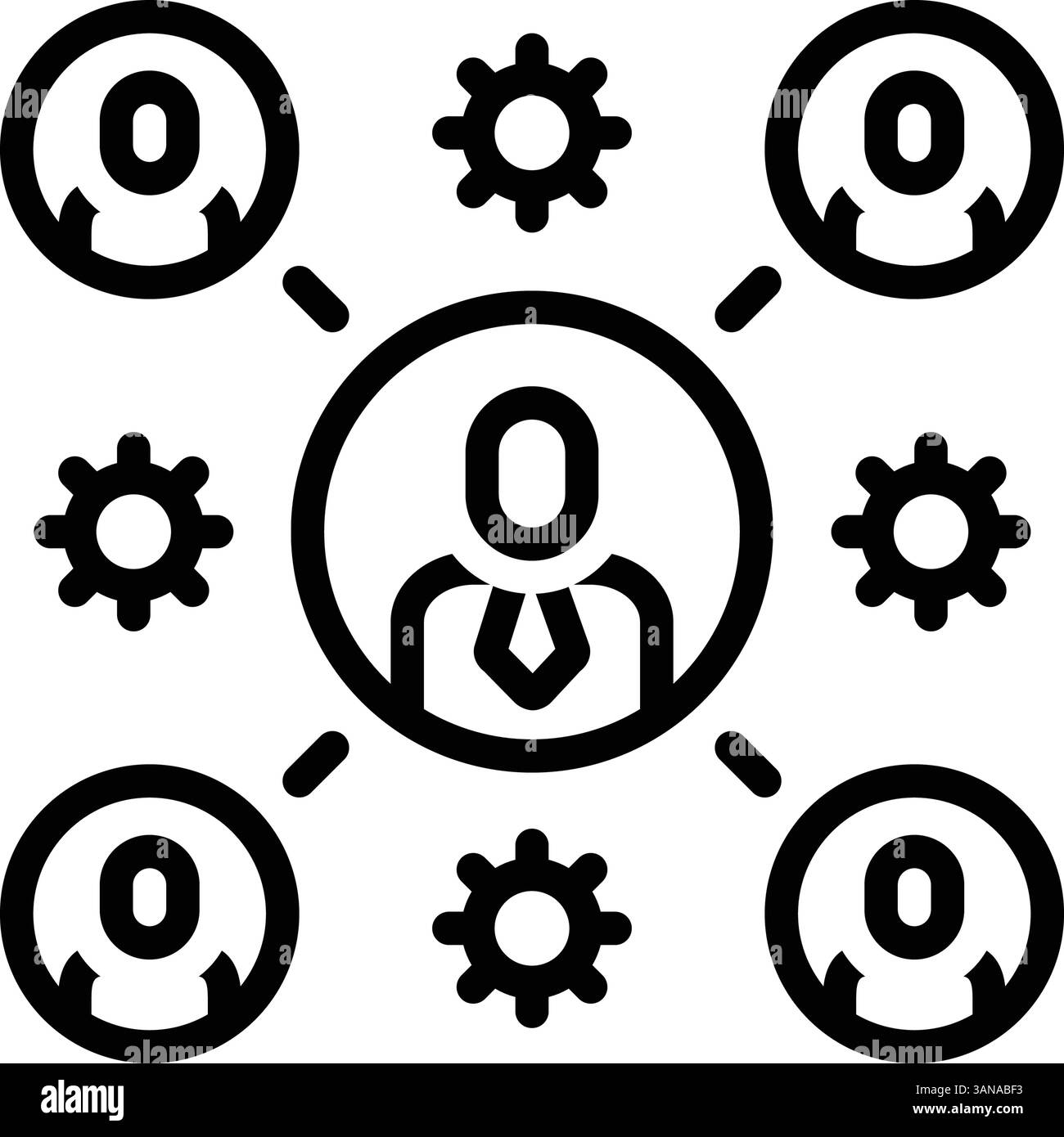 Icon for delegation, delegacy Stock Vector Image & Art - Alamy