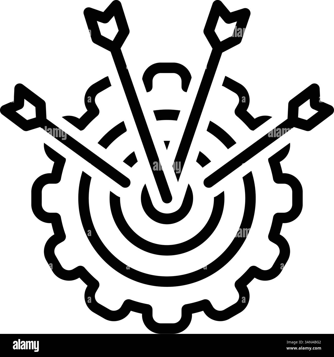 Icon for goal setting, goal Stock Vector Image & Art - Alamy