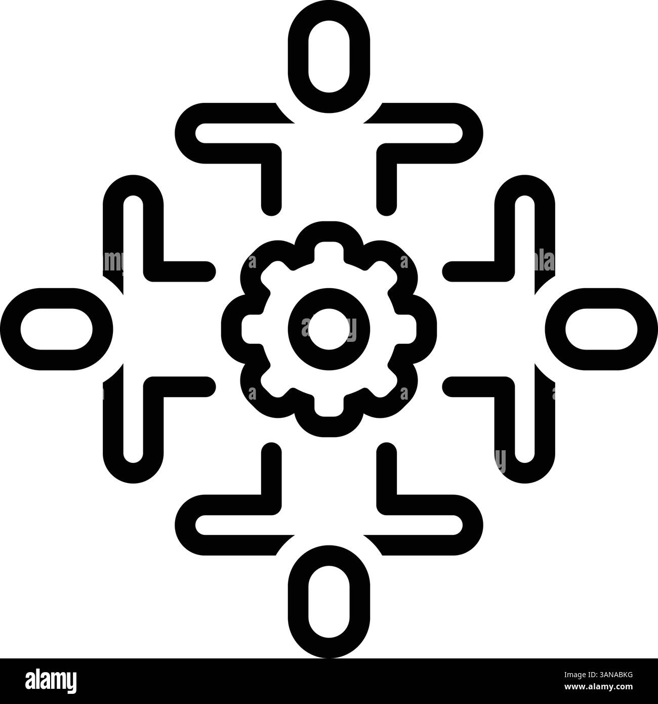 Icon for teamwork, teaming Stock Vector Image & Art - Alamy