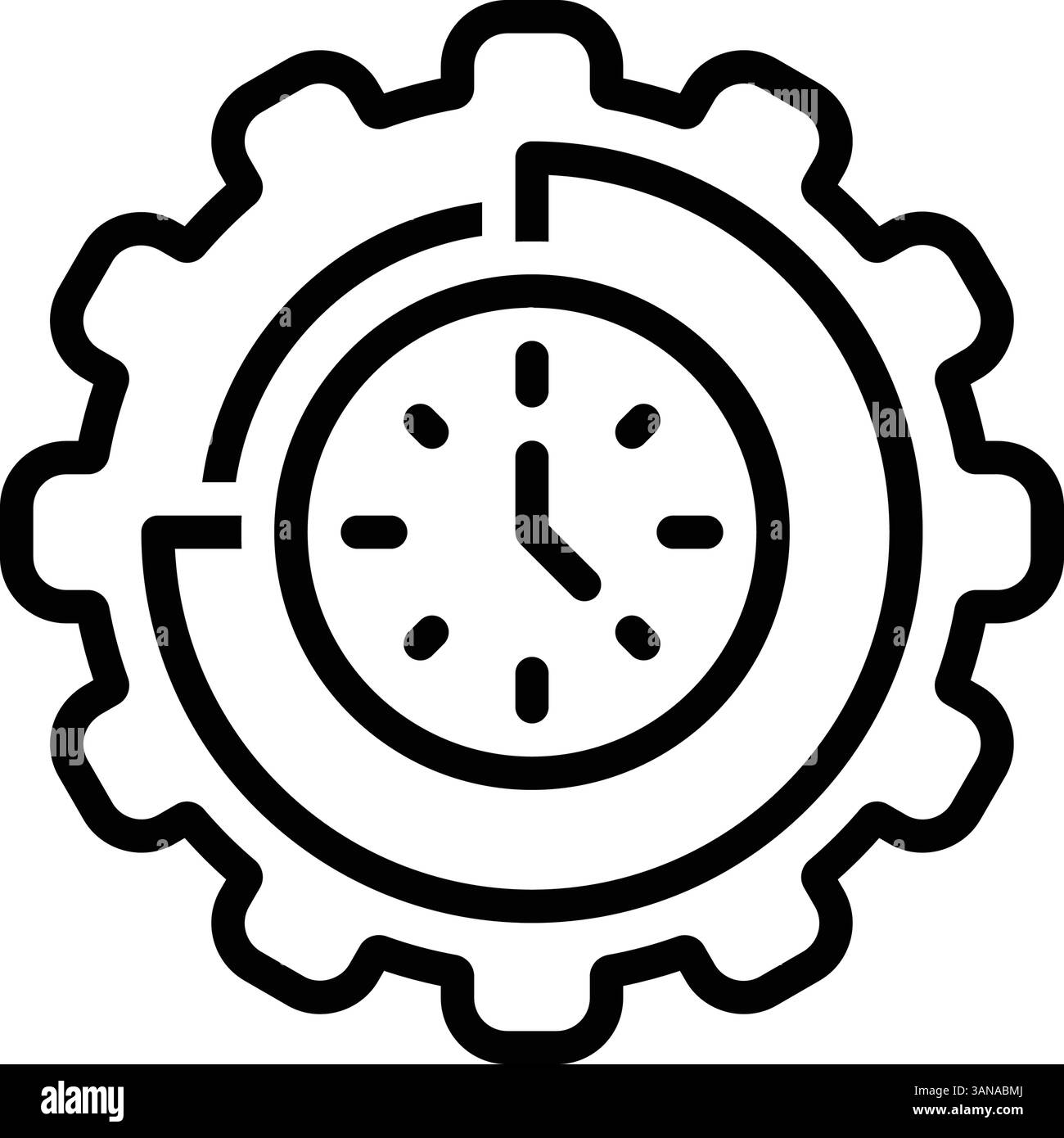 Icon for time management, time Stock Vector Image & Art - Alamy