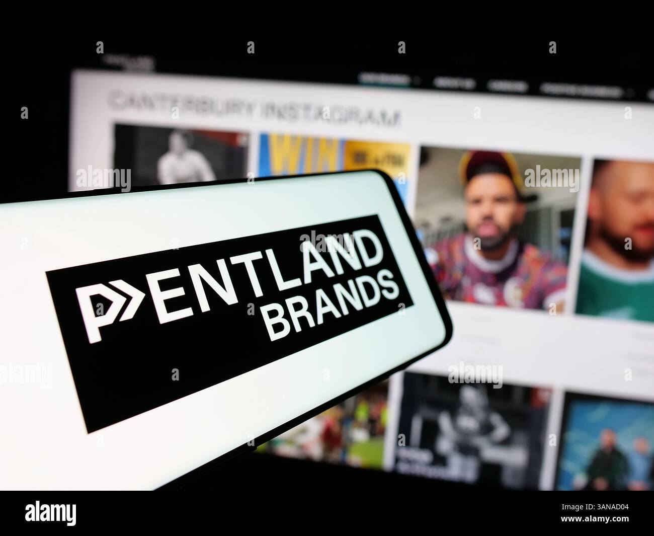 In this photo illustration, a smartphone with the logo of British ...