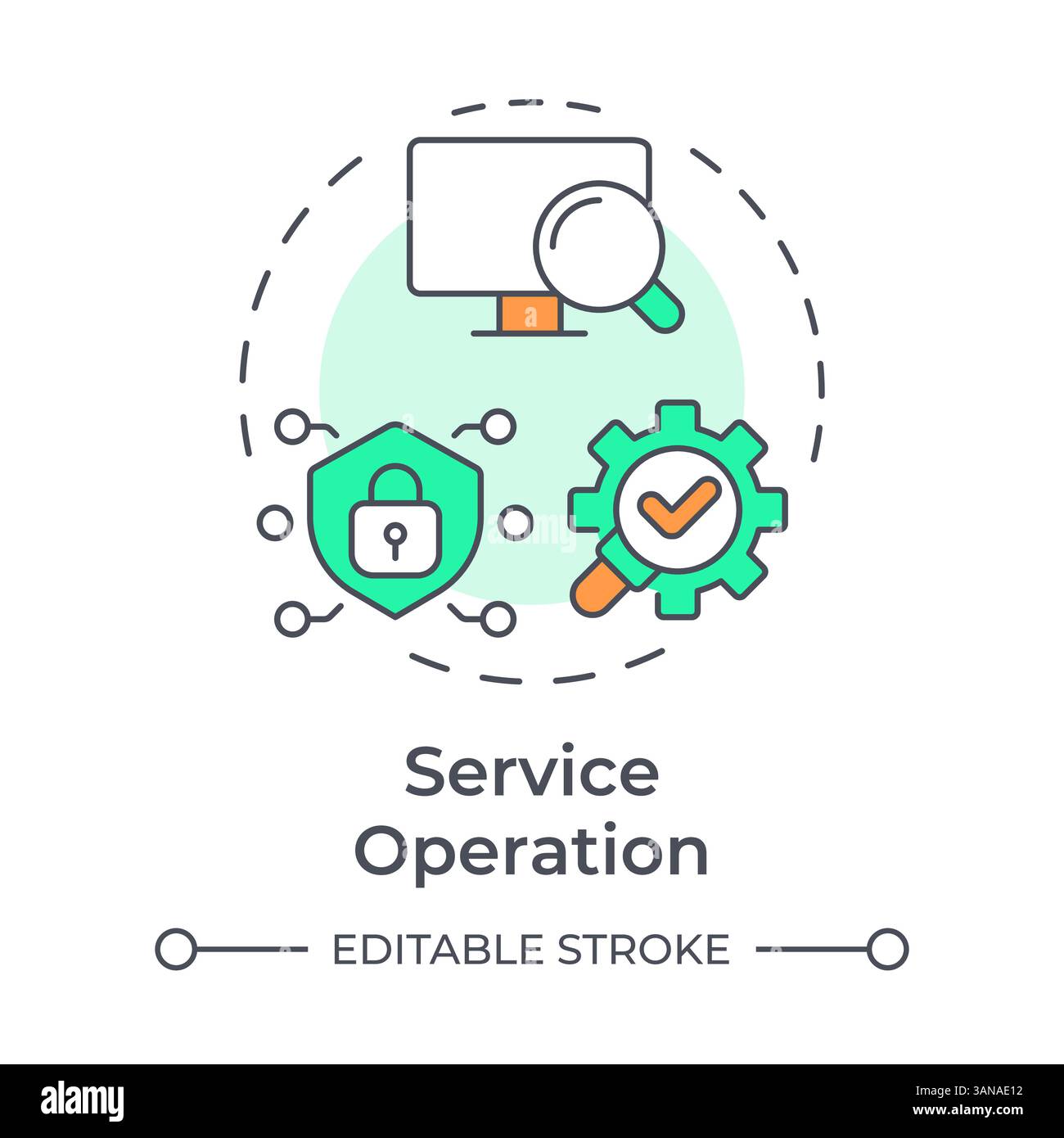 Operation color drawing Cut Out Stock Images & Pictures - Alamy