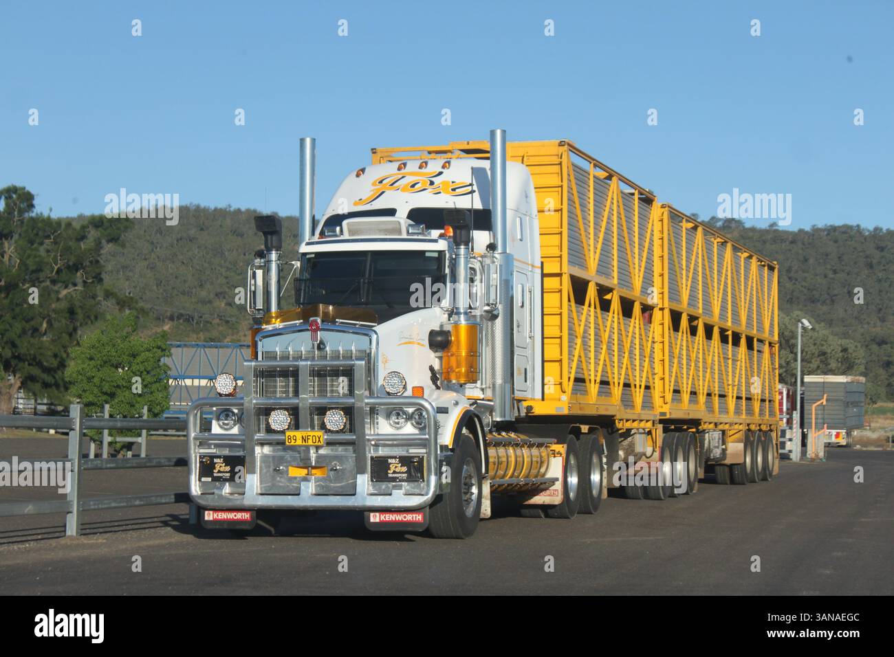 AUSTRALIAN LIVESTOCK TRUCKS Stock Photo - Alamy