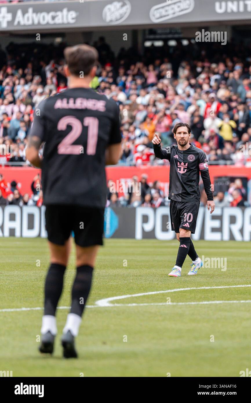 Chicago, United States. 13th Apr, 2025. Inter Miami Forward Lionel ...