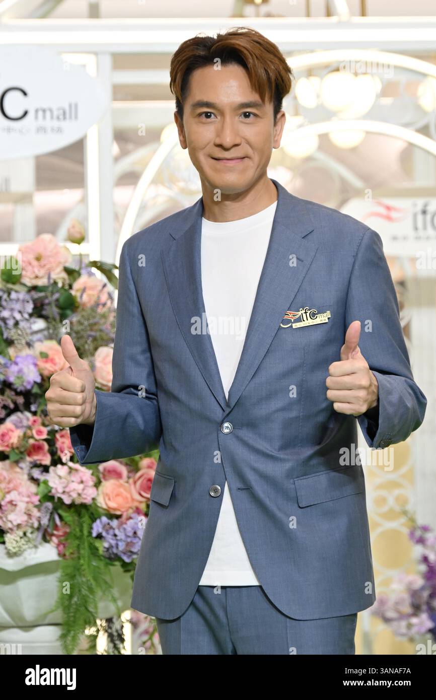 Hong Kong actor Kenneth Ma attends an activity in Nanjing City, east ...