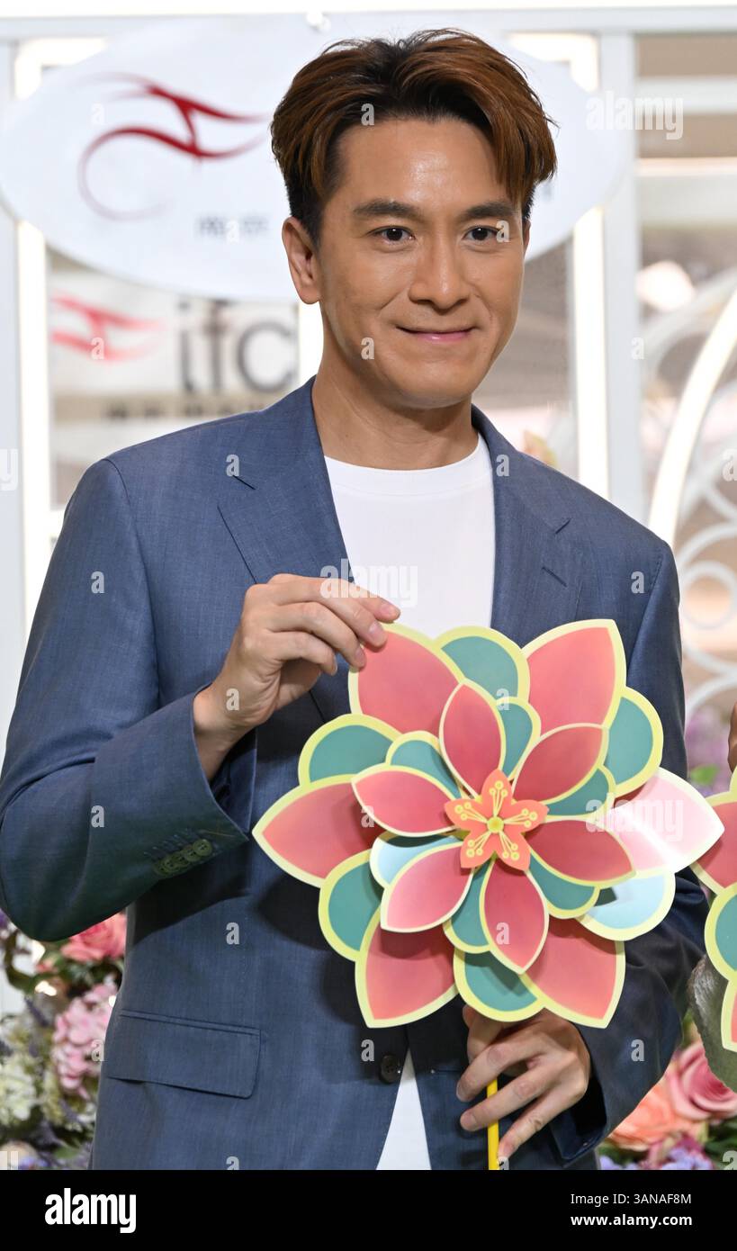 Hong Kong actor Kenneth Ma attends an activity in Nanjing City, east ...