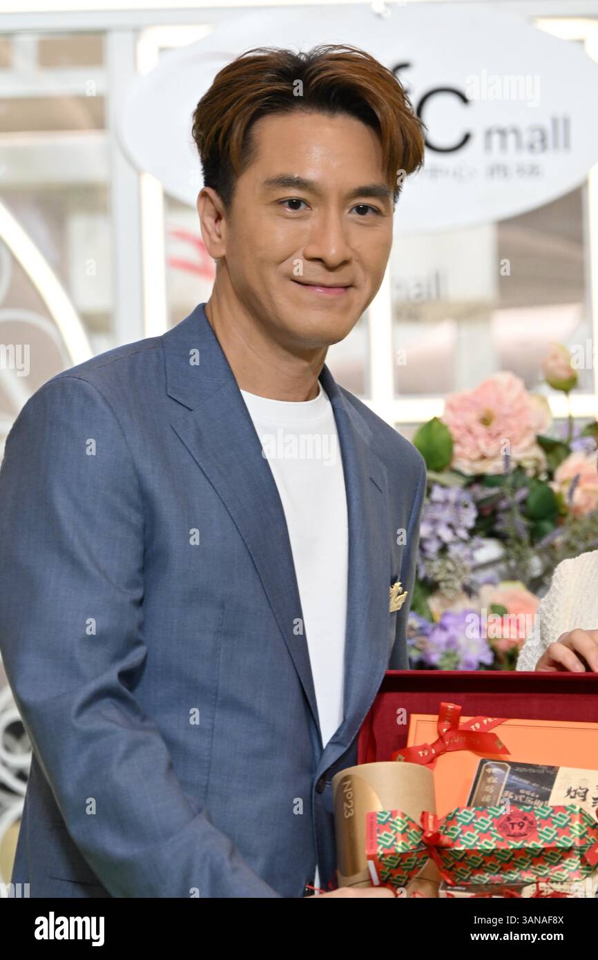 Hong Kong actor Kenneth Ma attends an activity in Nanjing City, east ...