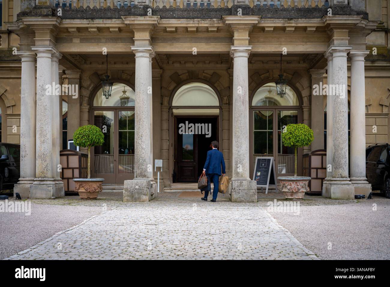 The front door of Cliveden House Stock Photo - Alamy