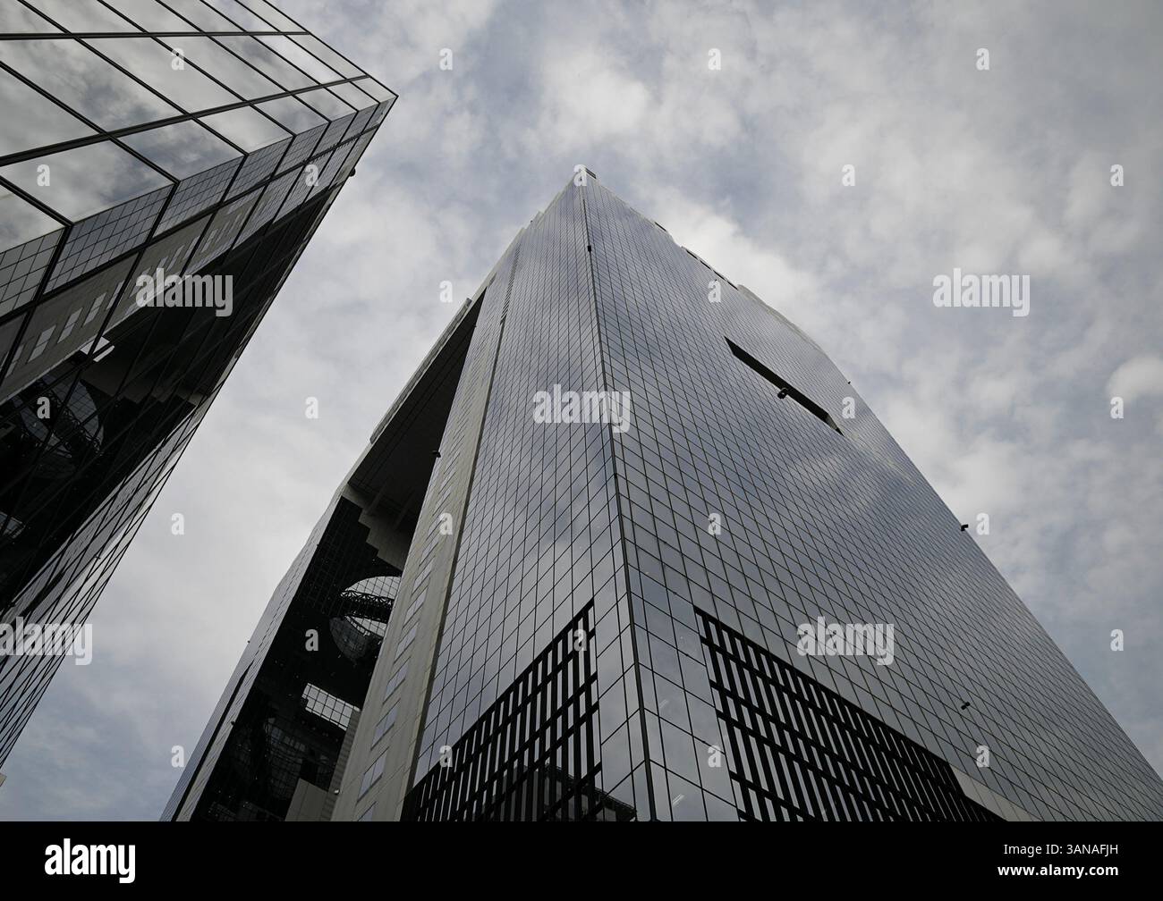 Scenic view of Umeda Sukai Biru (Umeda Sky Building) a two-tower mixed ...