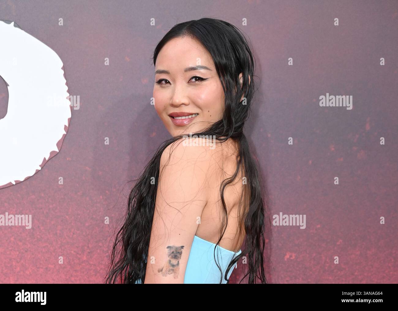 London, UK. 14th April, 2025. Li Jun Li attends “Sinners” - European ...