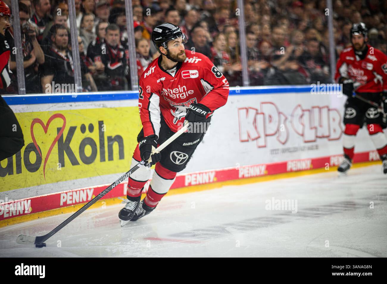 COLOGNE, GERMANY - 14 APRIL, 2025: Alexandre Grenier - The hockey ...