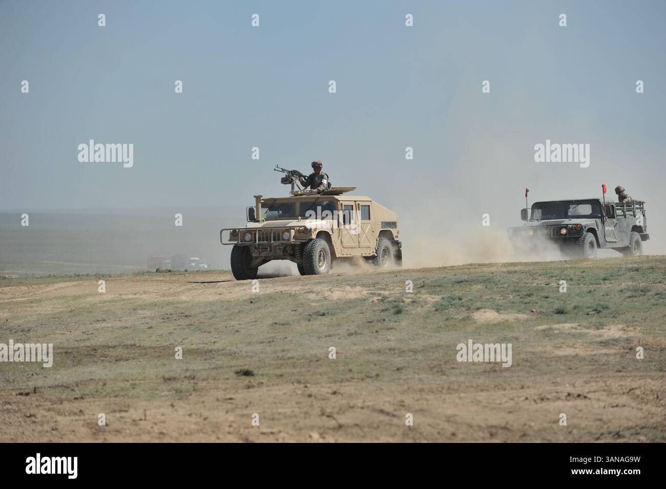 Military field exercises of various units of the defense forces Stock ...